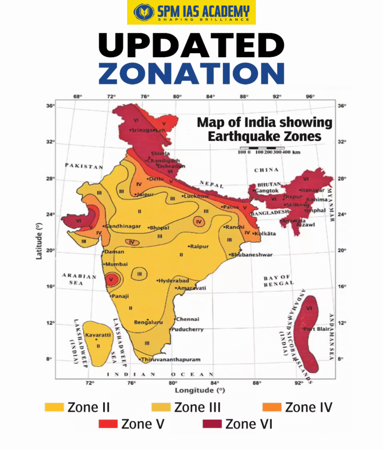 India’s New Earthquake Zonation Map Explained 2025