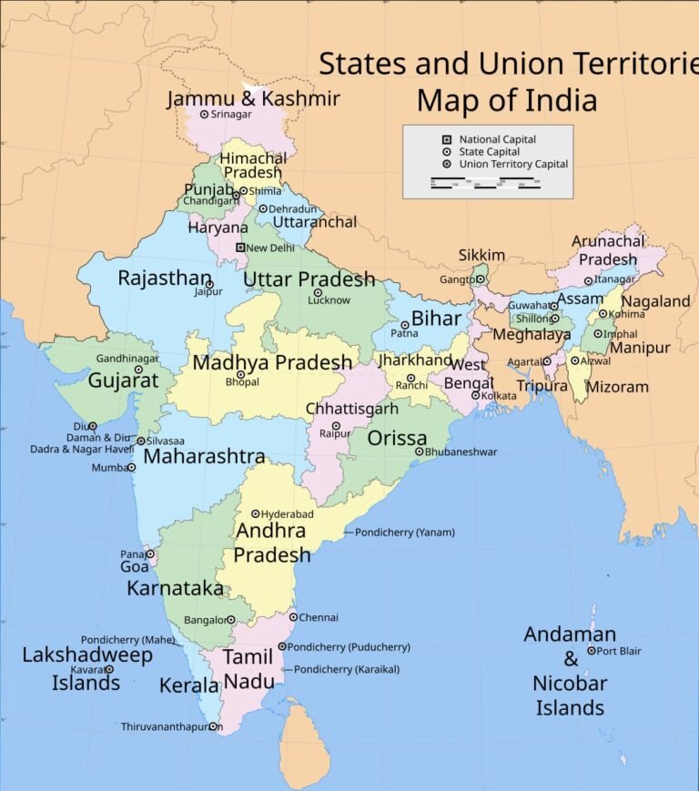 Indian States and Capitals [2025] – Complete UPSC Guide + PDF